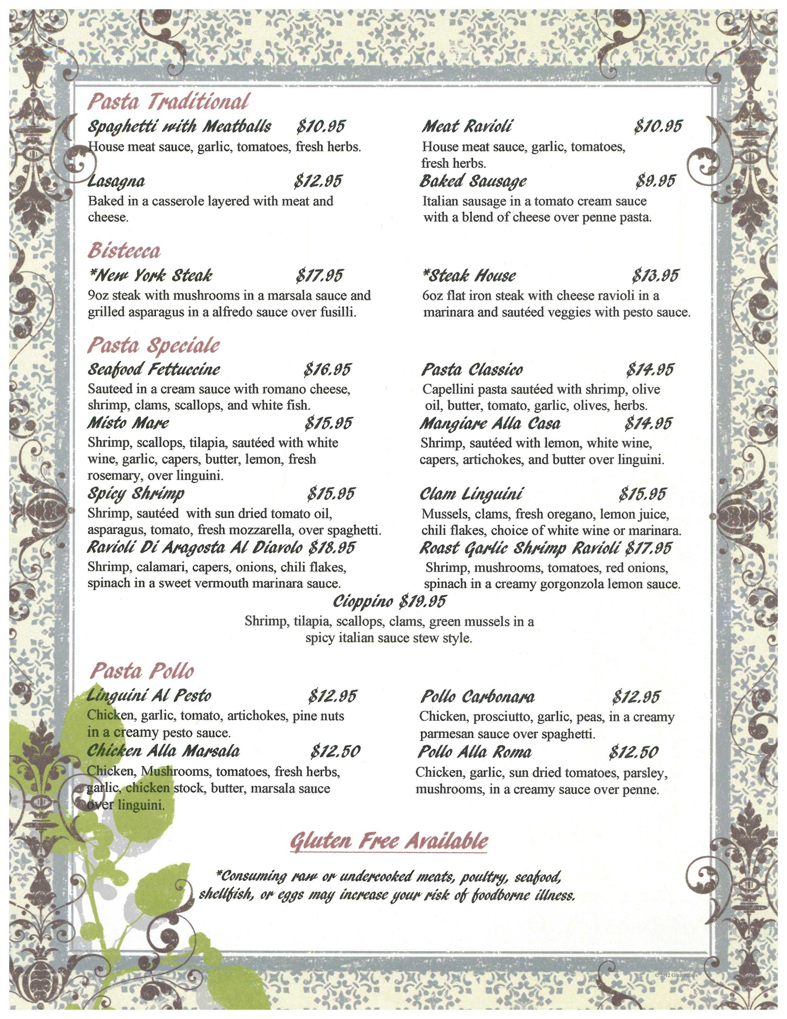 Mangiare Italian Restaurant